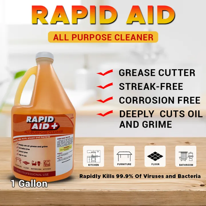 Rapid Aid General All Purpose Cleaner with Orange Scent | Lazada PH