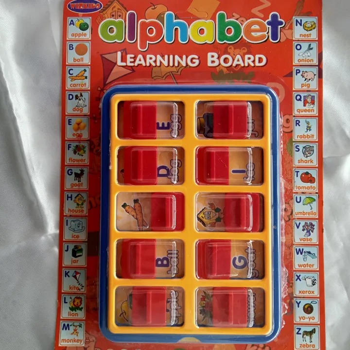 Alphabet Learning Board Early Learning Educational Toys | Lazada PH