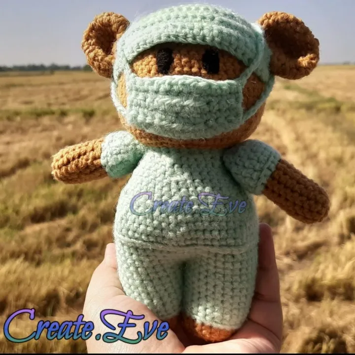 Amigurumi Frontliner Hero Bear | Lazada PH