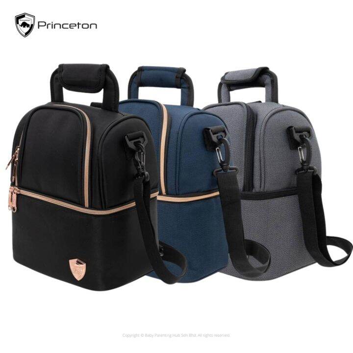 Princeton Double Layer Cooler Bag 2.0 - Black Gold | Lazada