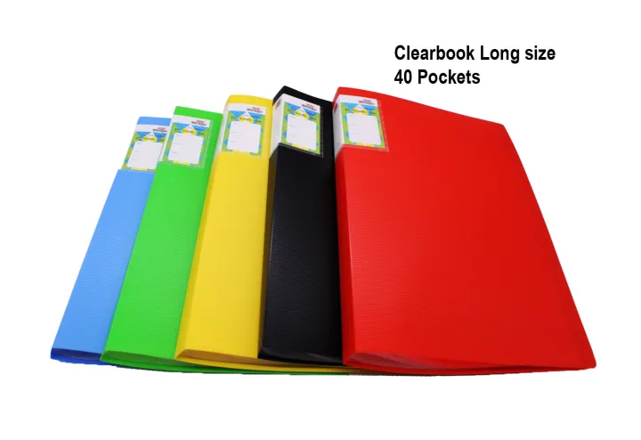 BENGE Clearbook / Display Book Non-Refillable 40 Pockets to 80 pages ...