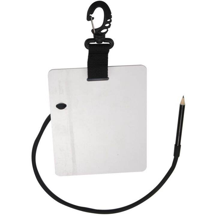 Dive Underwater Writing Slate Diving Wordpad Gear Board With Swivel ...