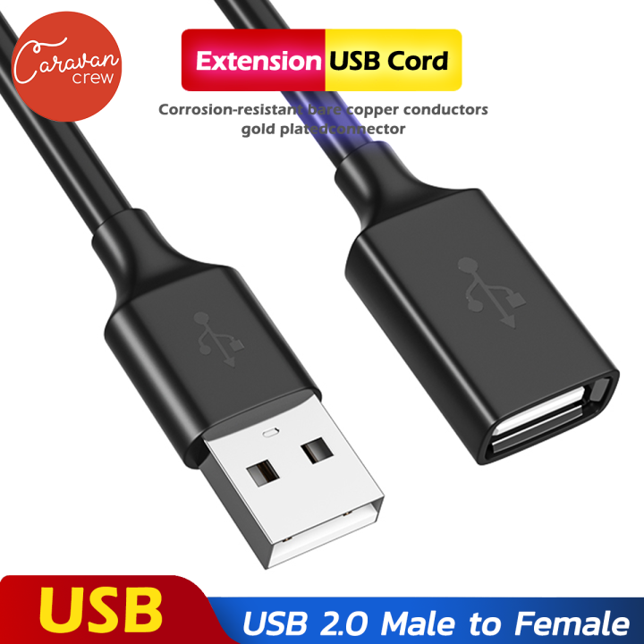 A# Caravan Crew USB Female to Male 1M 2M 3M USB Extension Data Cord USB ...