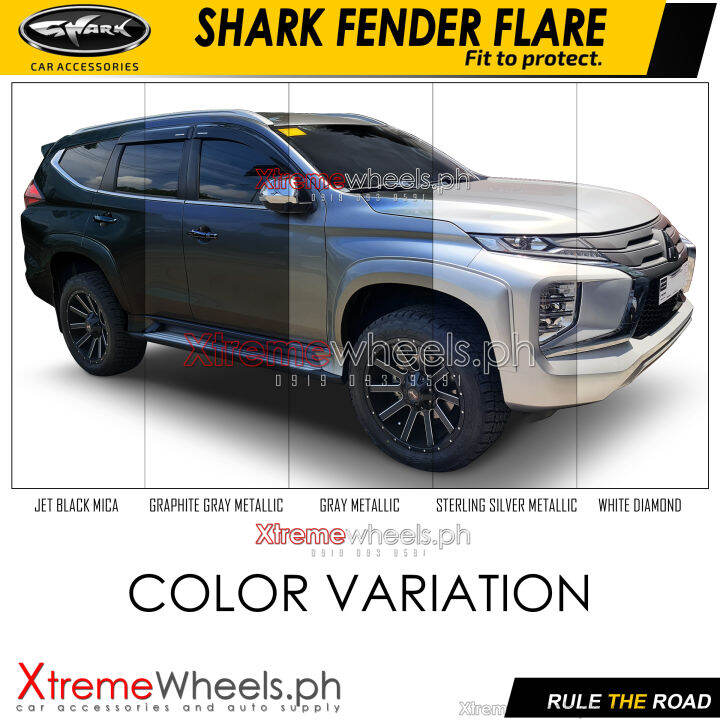 Mitsubishi Montero Sport 2020-2024 Casa Quality Paint Shark Brand Slim ...