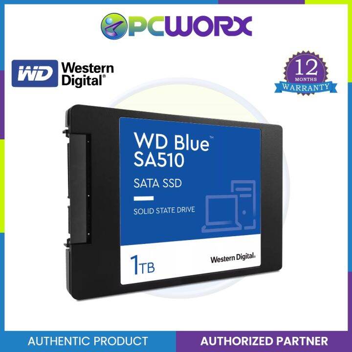 Western Digital WD Blue SA510 1TB SATA 2.5” 7mm Cased Internal SSD | Lazada PH