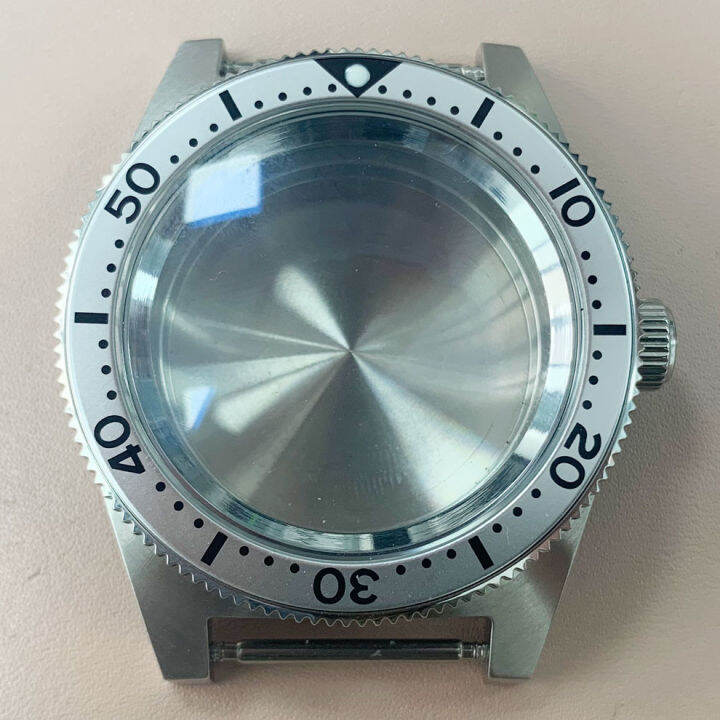 ตัวเรือนโลหะกันน้ำไม่ขึ้นสนิม41มม. ขอบอลูมิเนียมกระจกแร่เหมาะสำหรับ ...