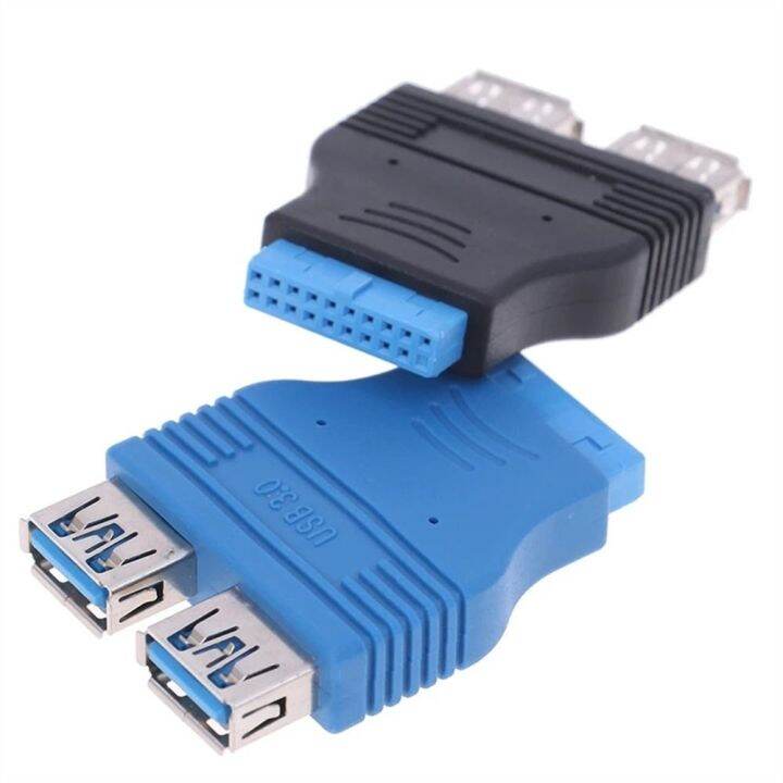 HESMAR Durable USB Female to 20 Pin Data Transfer Female Connector ...