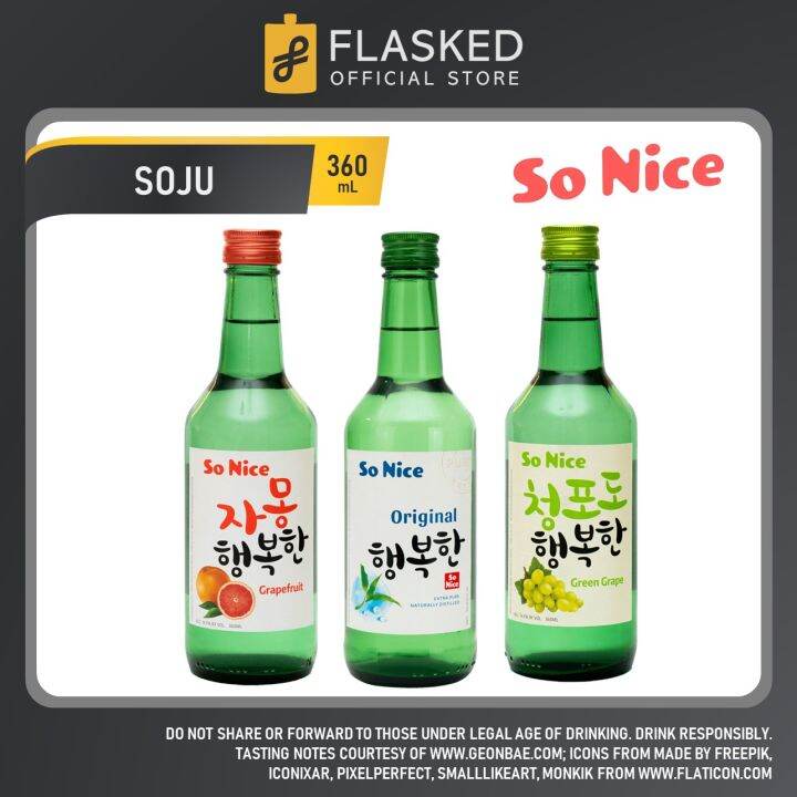 Jinro, So Nice Assorted Korean Soju | Lazada PH