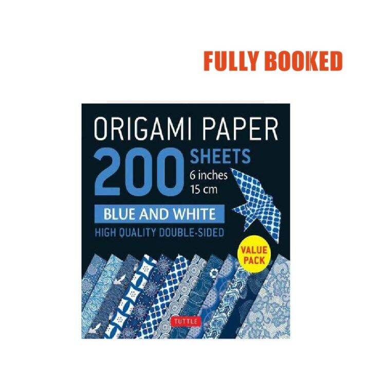Origami Paper: 200 sheets, Blue and White Patterns, 6 x 6 inches by ...