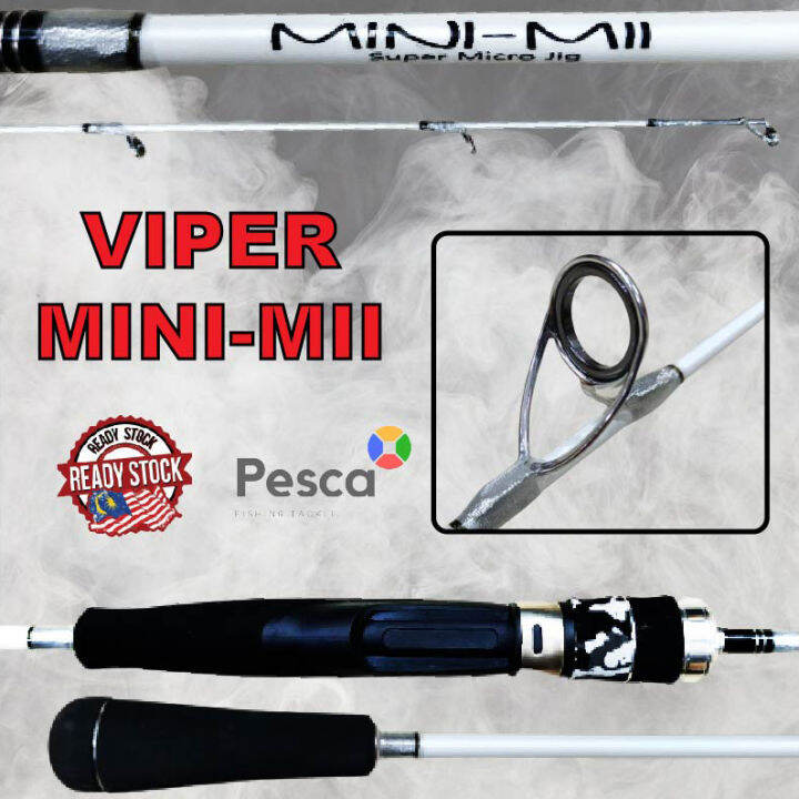 PESCA - VIPER Mini-MII Fishing Rod 5'6 5'8 PE0.4-1.5 Light/Ultra Light ...