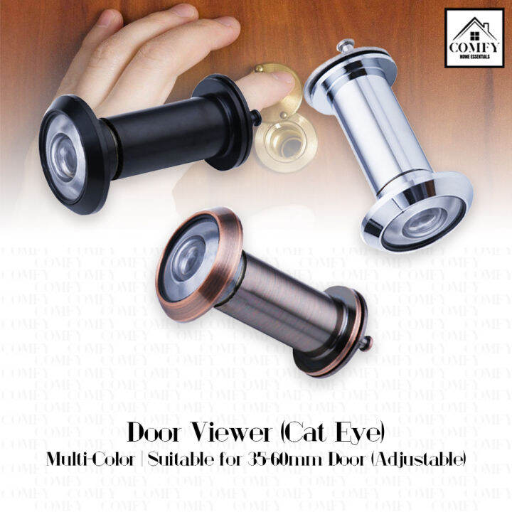 [LOCAL STOCK] 200 Degree Viewing Door Peephole Peek Viewer Security ...