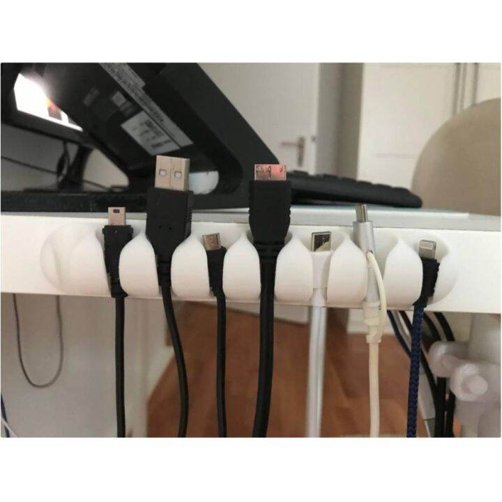3 Clip / 5 Clip / 8 Clip/ 12 Clip Cable Organizer USB Cable Management ...