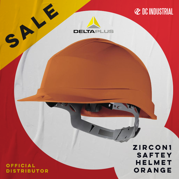 Delta Plus ZIRCON1 Safety Helmet ORANGE | Lazada PH