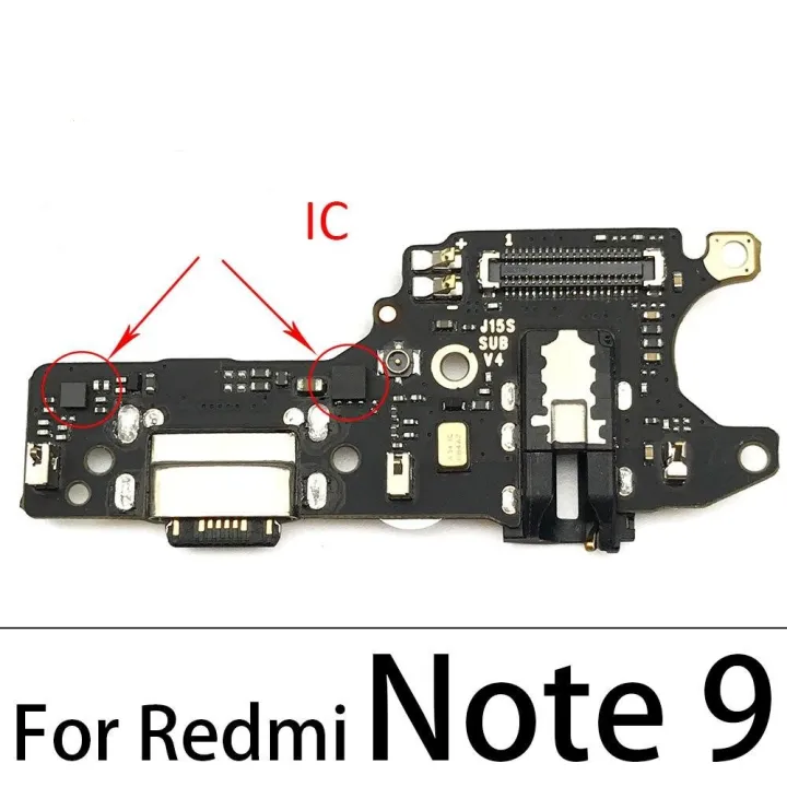 แพรตูดชาร์จ ก้นชาร์จ Redmi Note 9 Charging Port Board for Redmi Note 9 ...