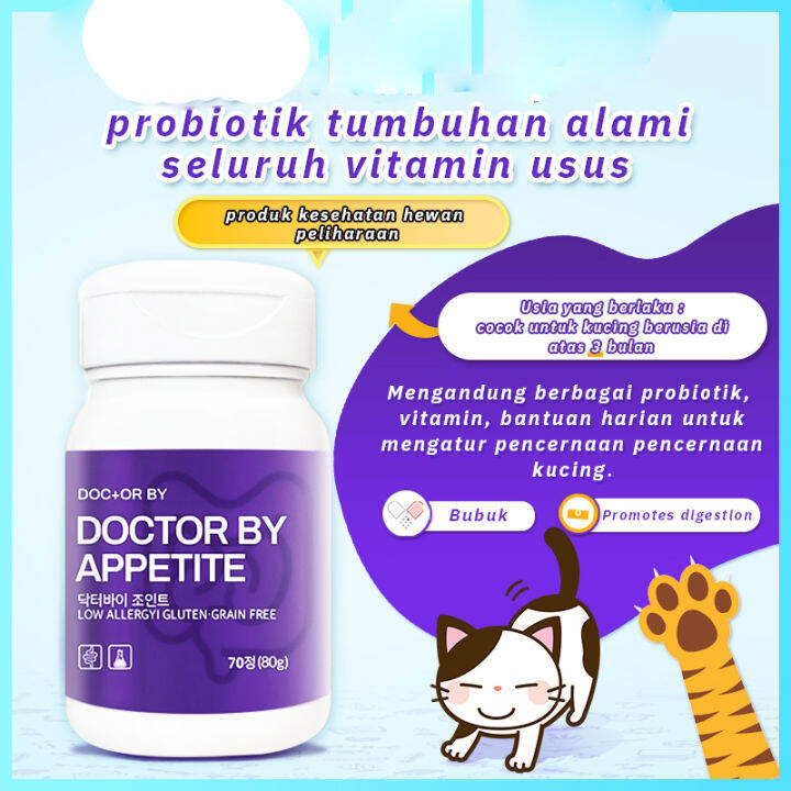 vitamin hewan peliharaan Vitamin usus probiotik tumbuhan alami untuk ...