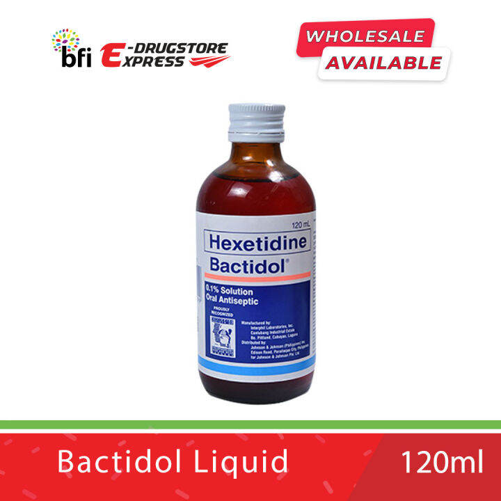 BFI E-Drugstore Bactidol Hexetidine Oral Antiseptic Liquid 120ml ...