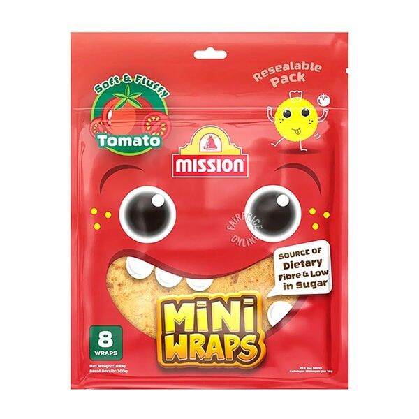 Mission Mini Wraps Tomato 8 Wraps // 300 G. | Lazada.co.th