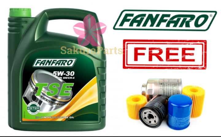 (MADE IN GERMANY) SCT FANFARO 5W30 TSE Ester Fully Synthetic Engine Oil ...