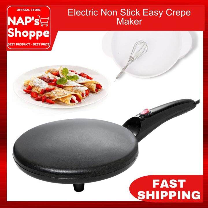 NAP's Shoppe Electric Non Stick Easy Crepe Maker Electric Crepe Maker ...