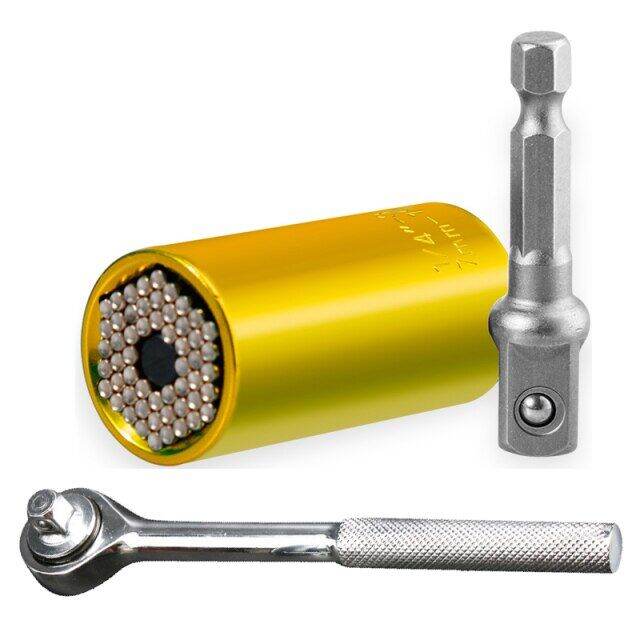 Universal Torque Wrench Multi Function Spanner Grip Universal Ratchet ...