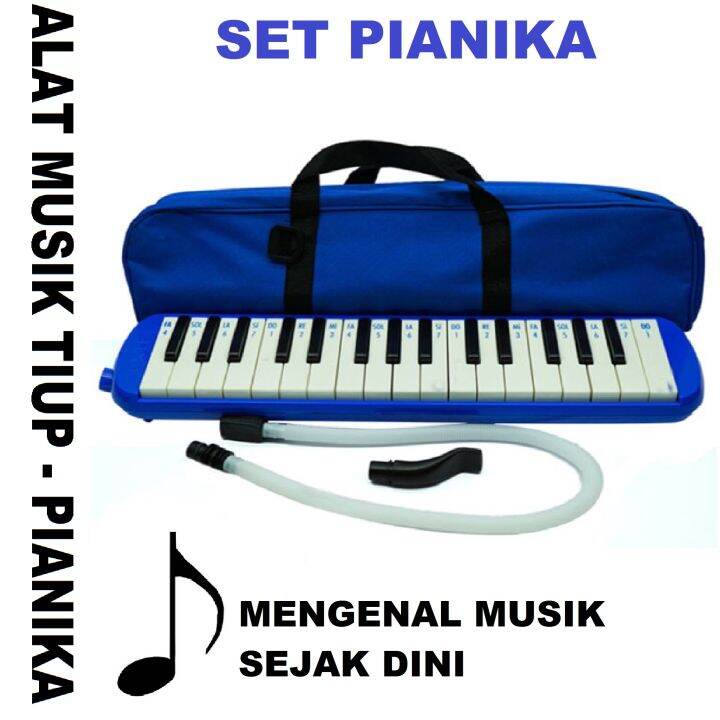 PIANIKA - Alat Musik Tiup Pianika - Alat Musik Instrumen - Satu Set ...