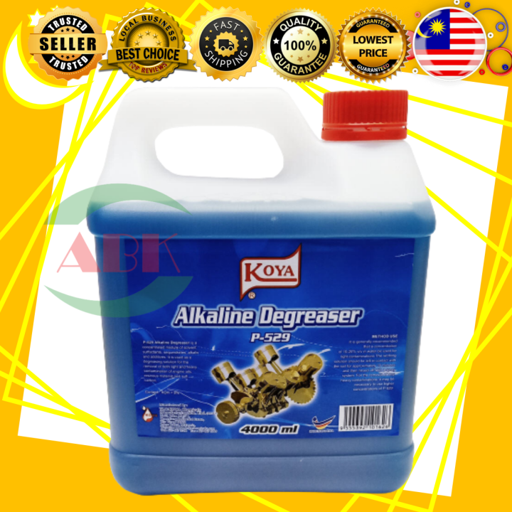 KOYA P-259 ALKALINE DEGREASER CLEANER BUANG MINYAK GRIS (4L) | Lazada