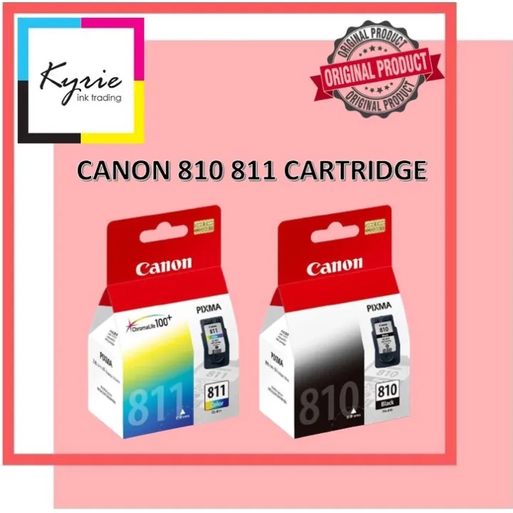 【Ready Stock】 Canon 810 PG-810 and 811 CL-811 Original Ink Cartridge ...