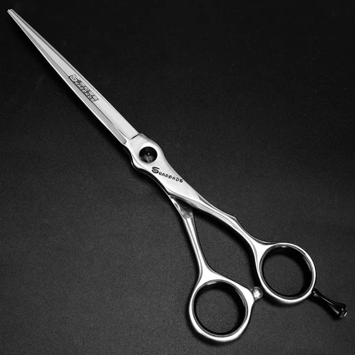 Japan440c professional hairdressing scissor dragon handle hair scissor 7 inch barber shop ...