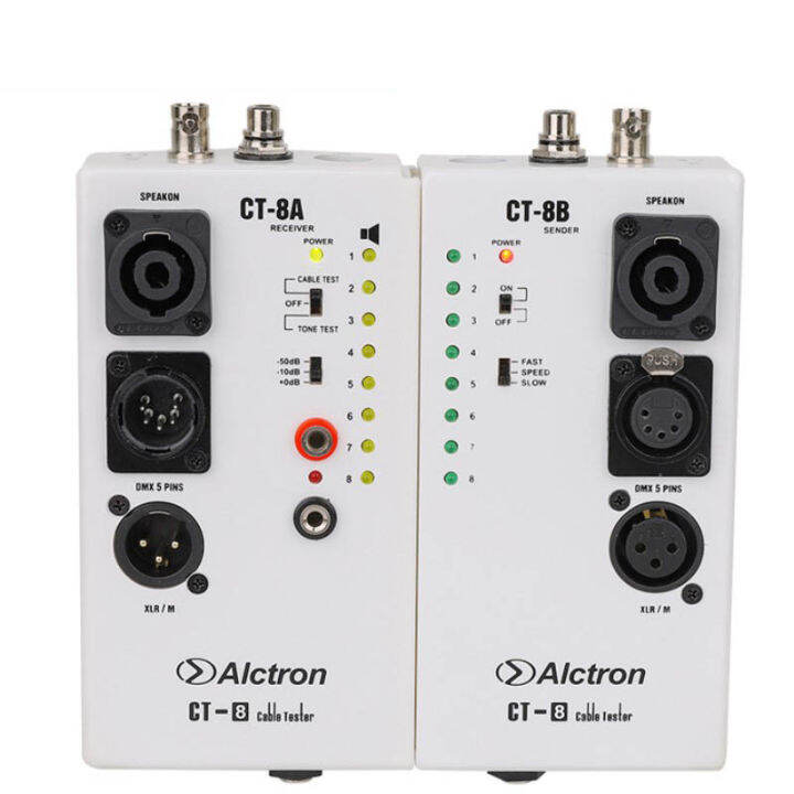Alctron CT-8 professional multi-purpose audio cable tester line test ...