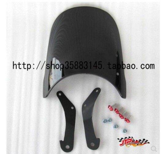 XJR400 YBR125 CB400 EN125 modified round lamp universal windshield ...