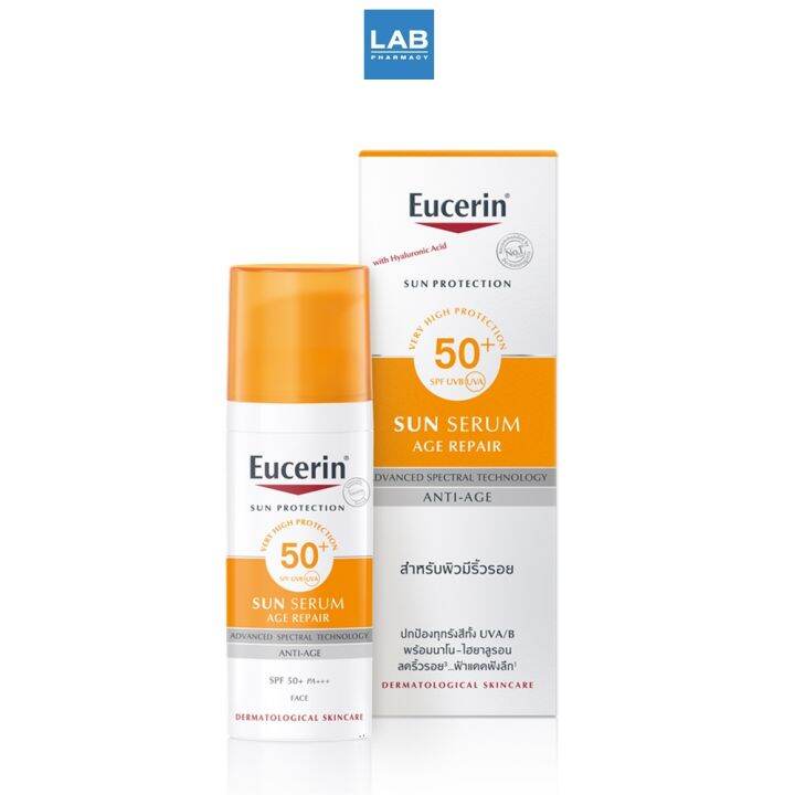 Eucerin Sun Protection Sun Age Repair Serum SPF50+ PA+++ 50 ml. ยูเซ ...
