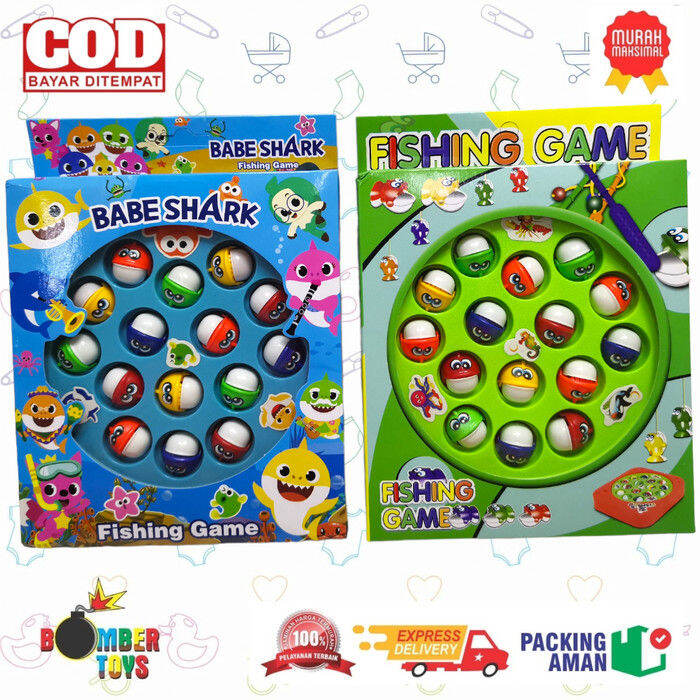 MAINAN ANAK FISHING GAME MANCING IKAN BABY NON MUSIK PANCING FISH ...