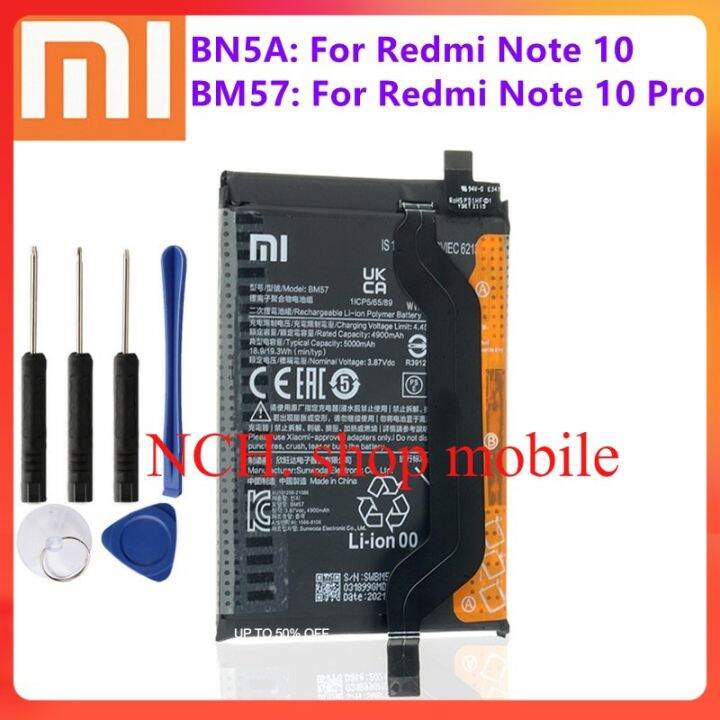 แบตเตอรี่ Xiaomi Original Battery BN5A For Xiaomi Redmi Note 10, BM57 ...