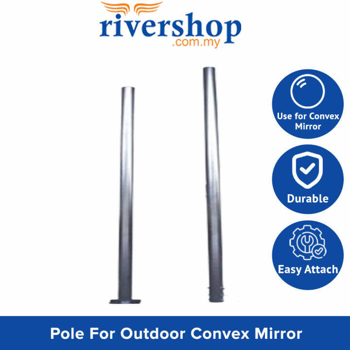 Pole(8) Mild Steel Powder Coating Pole For Outdoor Convex Mirror ...