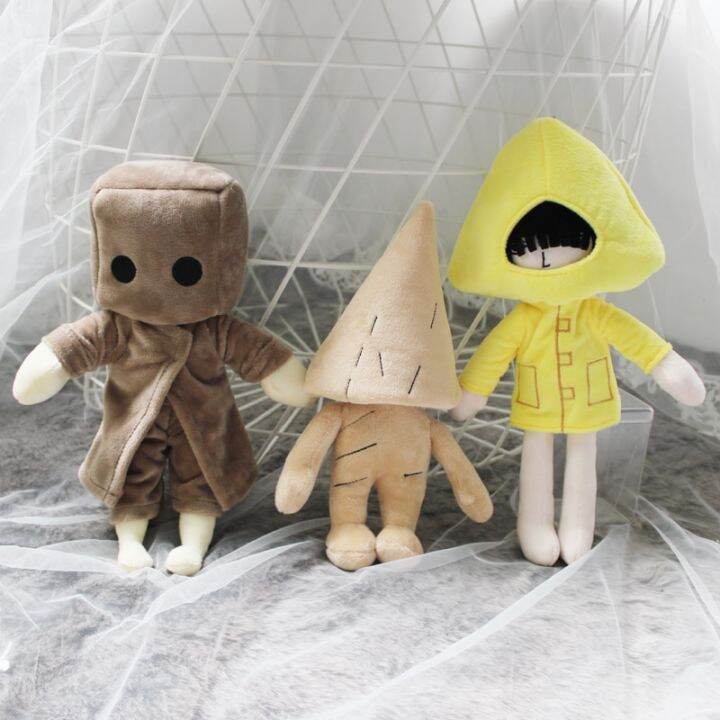 New Little Nightmares Six Mono Nomes Plush Toys Cute Soft Stuffed ...