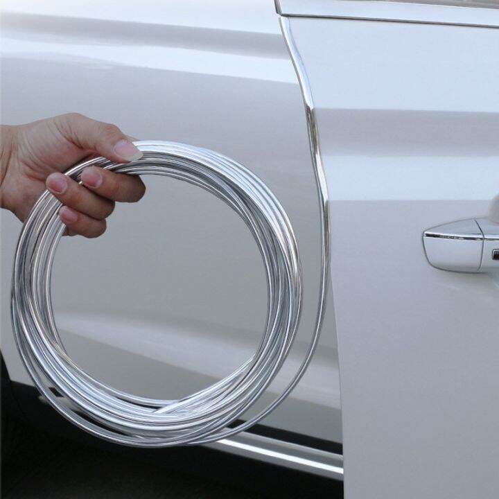 5M Car Anti-collision PVC Electroplating Strips Car Door Seal Strip ...