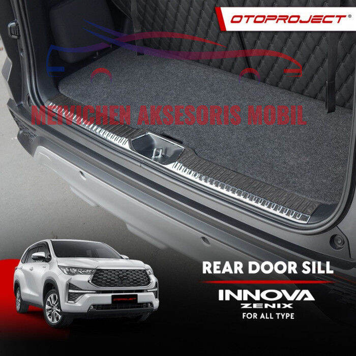 Rear Door Sill Plate Mobil Innova Zenix Stainless Otoproject | Lazada ...