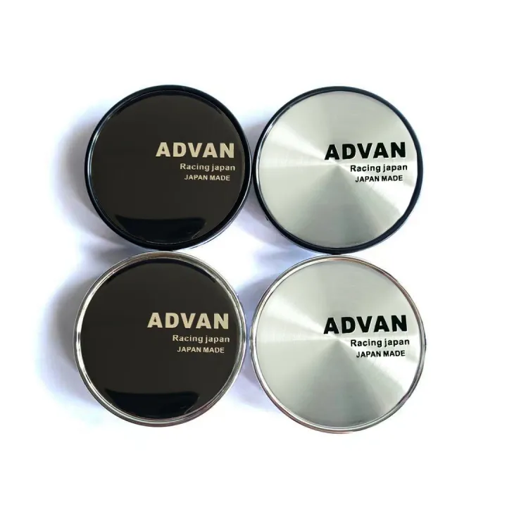 4pcs 54mm advan racing wheel caps for rims advan logo emblem wheel ...