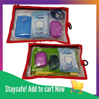 Free Hygiene pouch detachable kit Stay safe protection pouch Grab and ...