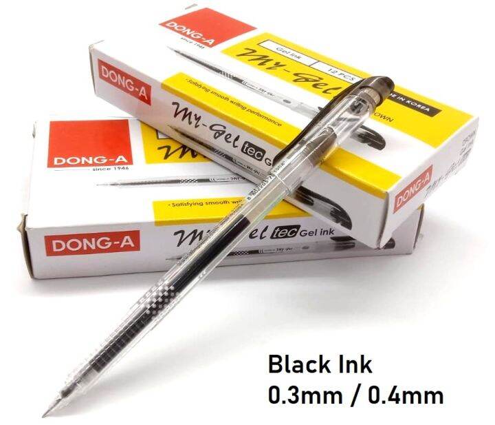 Dong-A My Gel Tec Pen Black Ink | Lazada PH