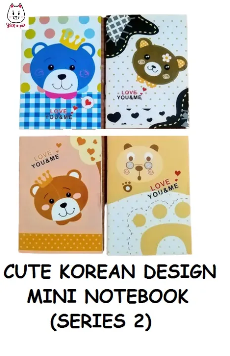 CUTE KOREAN DESIGN MINI NOTEBOOK (SERIES 2) | Lazada PH