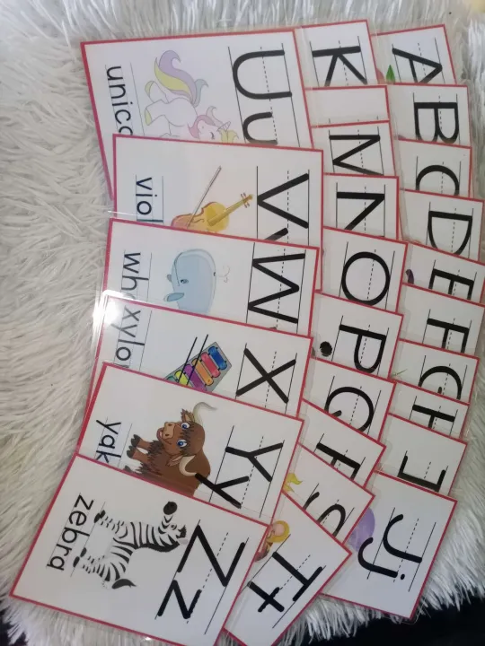 Laminated Flash Card 26pcs | Lazada PH