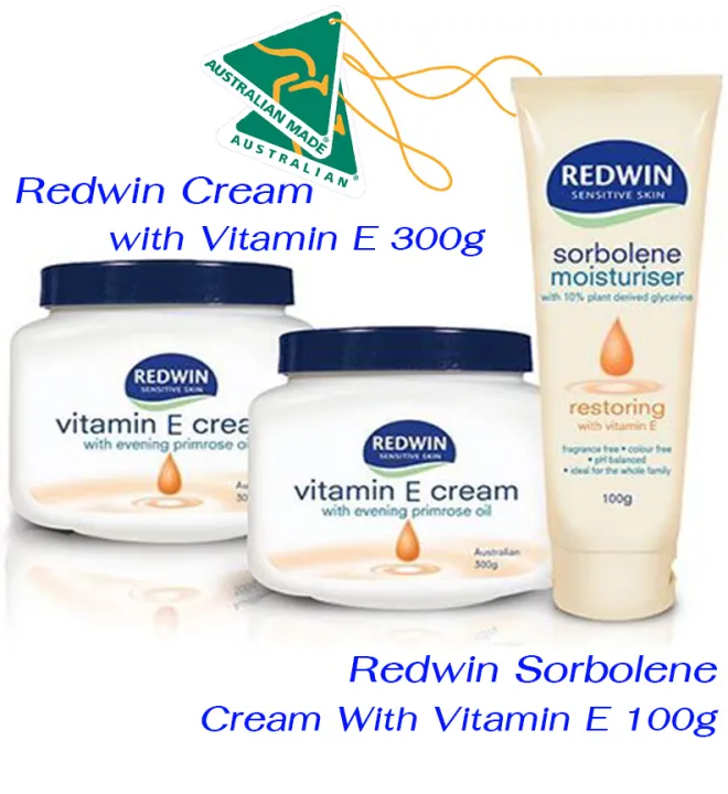 Redwin ครีมน้ำนมผสมวิตามินอี+อีฟนิ่งพริมโรสออยล์ บำรุงผิว กระปุก 300 g ...