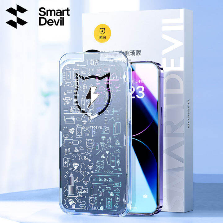ฟิล์มกระจกเทมเปอร์ SmartDevil สำหรับ iPhone 14 Pro Max 14 Pro 14 Plus iPhone 13 Pro Max 13 Pro ...