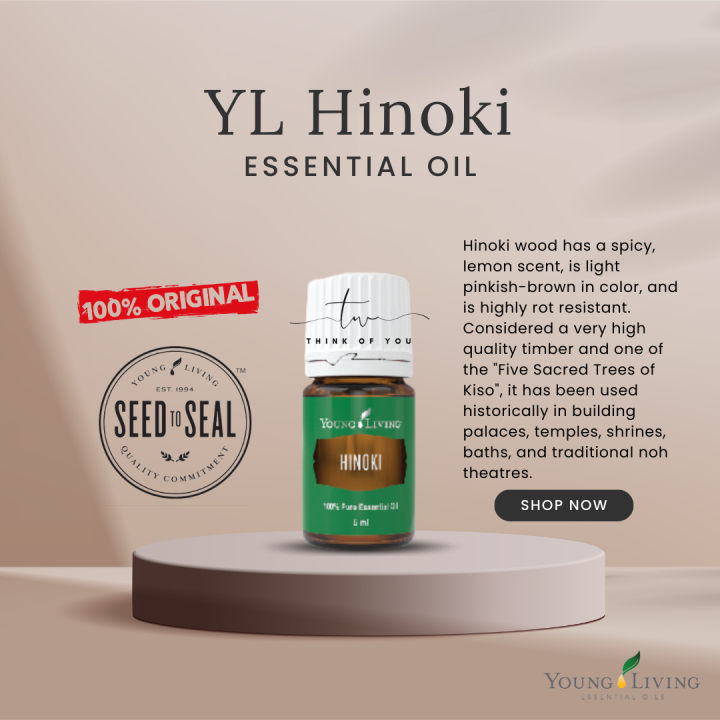 [AUTHENTIC] Young Living YL Hinoki Essential Oil 5ml | Lazada