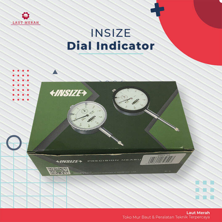 INSIZE 2301-10 Dial Indicator 10 mm Analog Metric sekelas mitutoyo | Lazada Indonesia