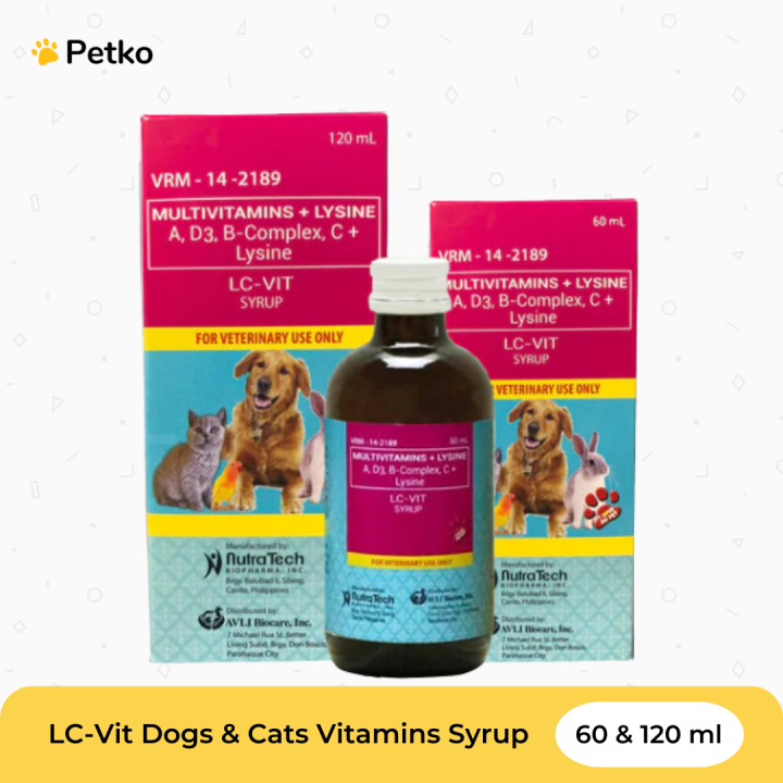 LC-Vit Dogs & Cats Vitamins Syrup | Lazada PH