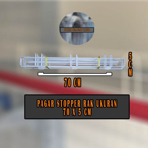 Pagar Stopper PREMIUM Untuk Rak | Lazada Indonesia