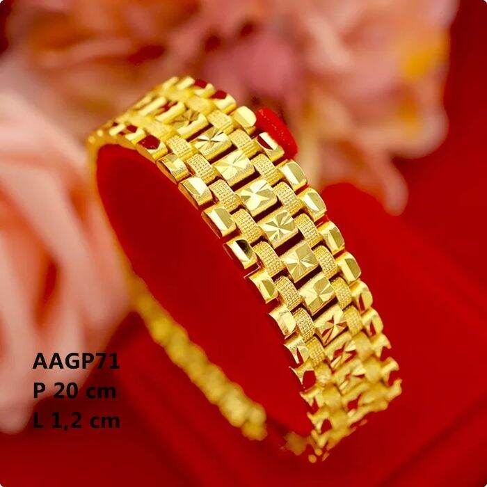Gelang Emas dewasa model terbaru 2022 | Lazada Indonesia
