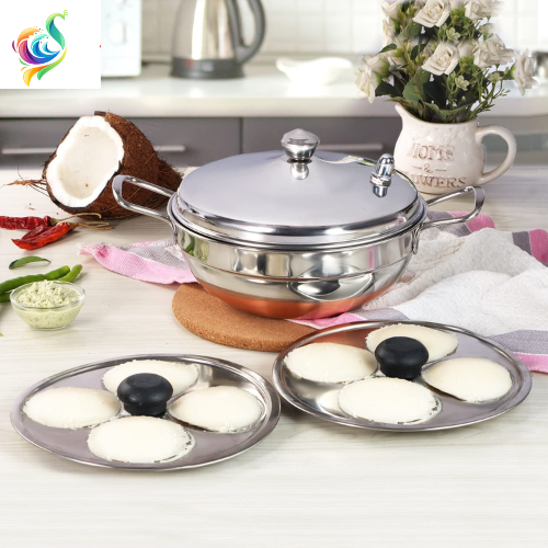 [Induction Support] Diamond Stainless Steel Copper Bottom Multi Kadai ...